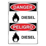 Chemical - Diesel Signs and Labels