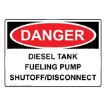 Fuel Tank Labels Safety Signs from ComplianceSigns.com