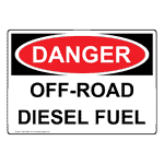 Chemical - Diesel Signs and Labels