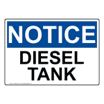 Chemical - Diesel SDS Signs and Labels