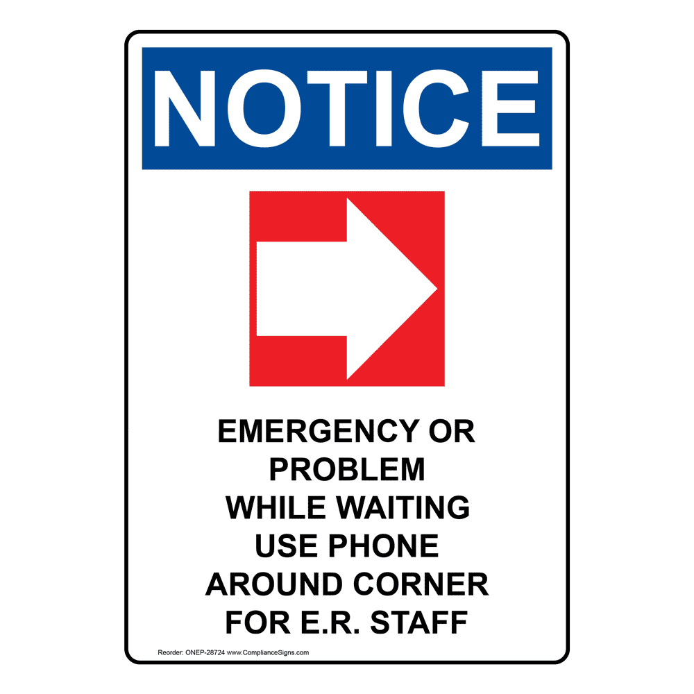 Emergency Pull Cord Sign