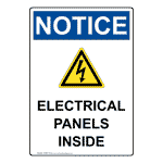 Electrical - OSHA Voltage & Shock Hazard Signs and Labels