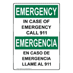 Fire/Emergency - Emergency Contact Signs and Labels