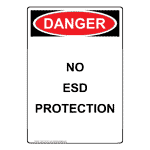Electrical - OSHA Static & Grounding Signs and Labels