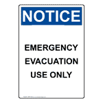 Fire/Emergency - OSHA Muster Point Signs and Labels