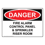Fire/Emergency - Fire Sprinkler Signs and Labels