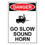 Honk Horn Safety Signs from ComplianceSigns.com