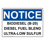 Chemical - Diesel Signs and Labels