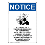 Industrial Notices - Pressure / Temperature Signs and Labels