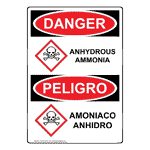 Chemical - Ammonia SDS Signs and Labels