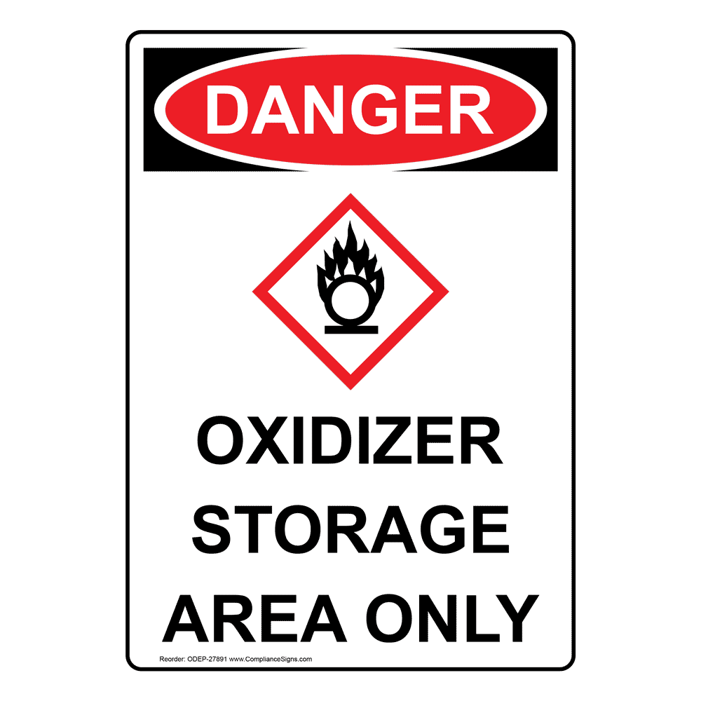 Ghs Hazard Pictogram Oxidising Hazard Warning Sign