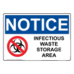 Medical Waste Safety Signs from ComplianceSigns.com