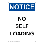 Industrial Notices - OSHA Manual Lifting / Back Belts Signs and Labels