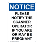 Medical - OSHA Pregnancy Signs and Labels