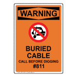 Pipeline/Utility - Call Before Digging Signs and Labels