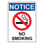 No Smoking - OSHA Signs and Labels