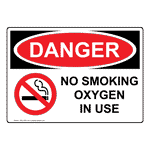 Oxygen Safety Signs from ComplianceSigns.com