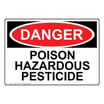 Chemical - Herbicide & Pesticide Signs and Labels