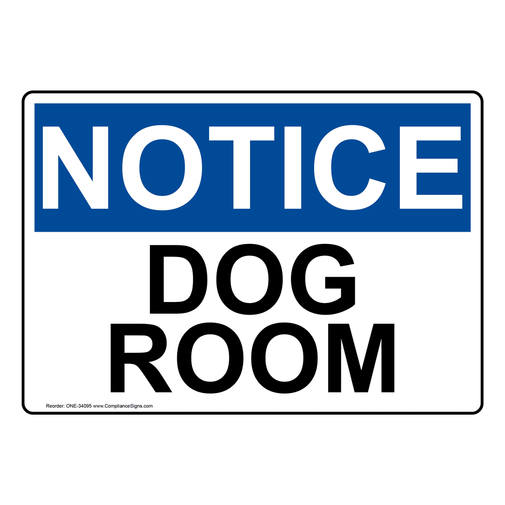 OSHA Cat Room Sign ONE 34094 osha-cat-room-sign-one-34094