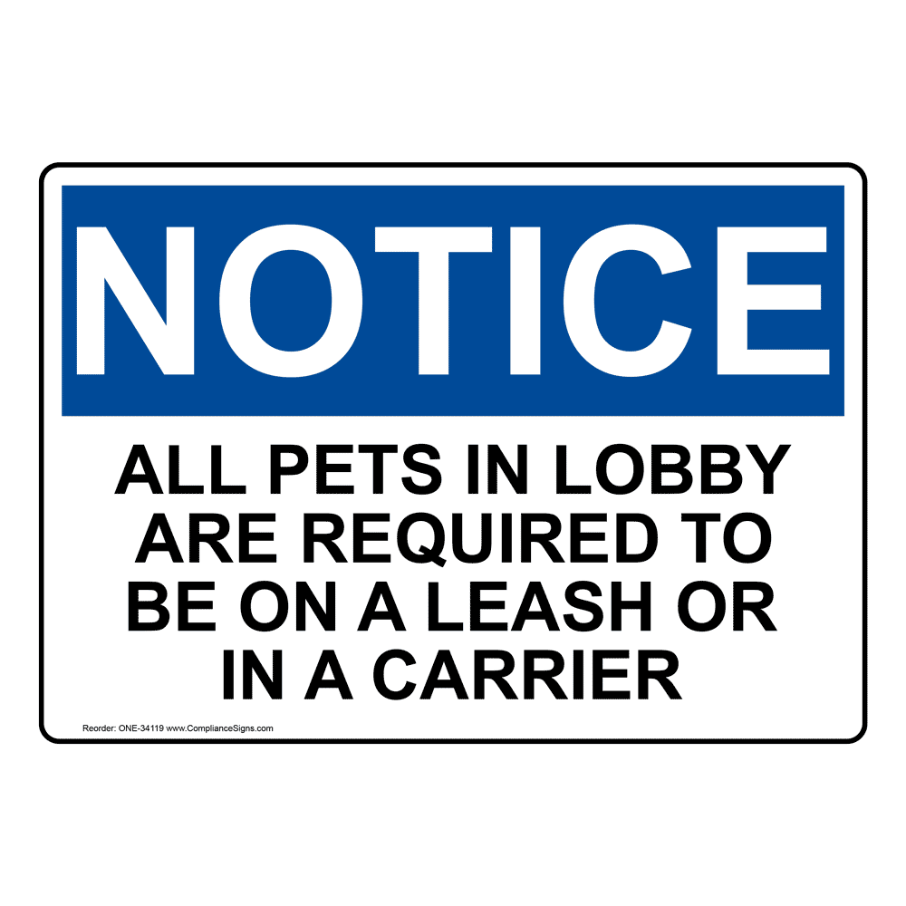 OSHA Service Animal Relief Area Sign With Symbol ONE 34084