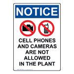 Cell Phone - OSHA Cell Phone Signs and Labels