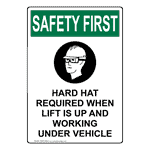 Industrial Notices - Hydraulic Lifts / Jacks Signs and Labels