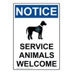 Accessibility - Service Animal Signs and Labels