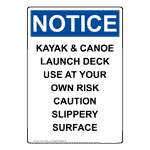 Parks/Recreation - Boating/Marine Signs and Labels