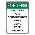 Parks/Recreation - Gym / Fitness Center Signs and Labels