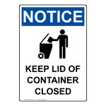 Environmental - Trash/Litter - Standard Trash Signs and Labels