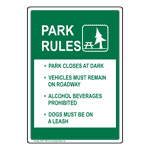 Parks/Recreation - Parks/Camping Signs and Labels