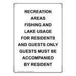 Parks/Recreation - Fishing Signs and Labels