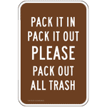 Parks/Recreation - Parks/Camping Signs and Labels