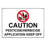 Chemical - Herbicide & Pesticide Signs and Labels