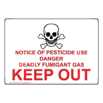 Chemical - Herbicide & Pesticide Signs and Labels