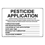 Chemical - Herbicide & Pesticide Signs and Labels
