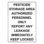 Chemical - Herbicide & Pesticide Signs and Labels