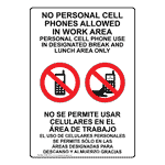 Cell Phone - General Cell Phone Signs and Labels
