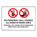 Cell Phone - General Cell Phone Signs and Labels