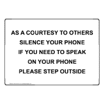 Cell Phone - General Cell Phone Signs and Labels