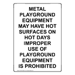 Parks/Recreation - Playground Signs and Labels