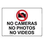 No Photos Or Video Safety Signs from ComplianceSigns.com