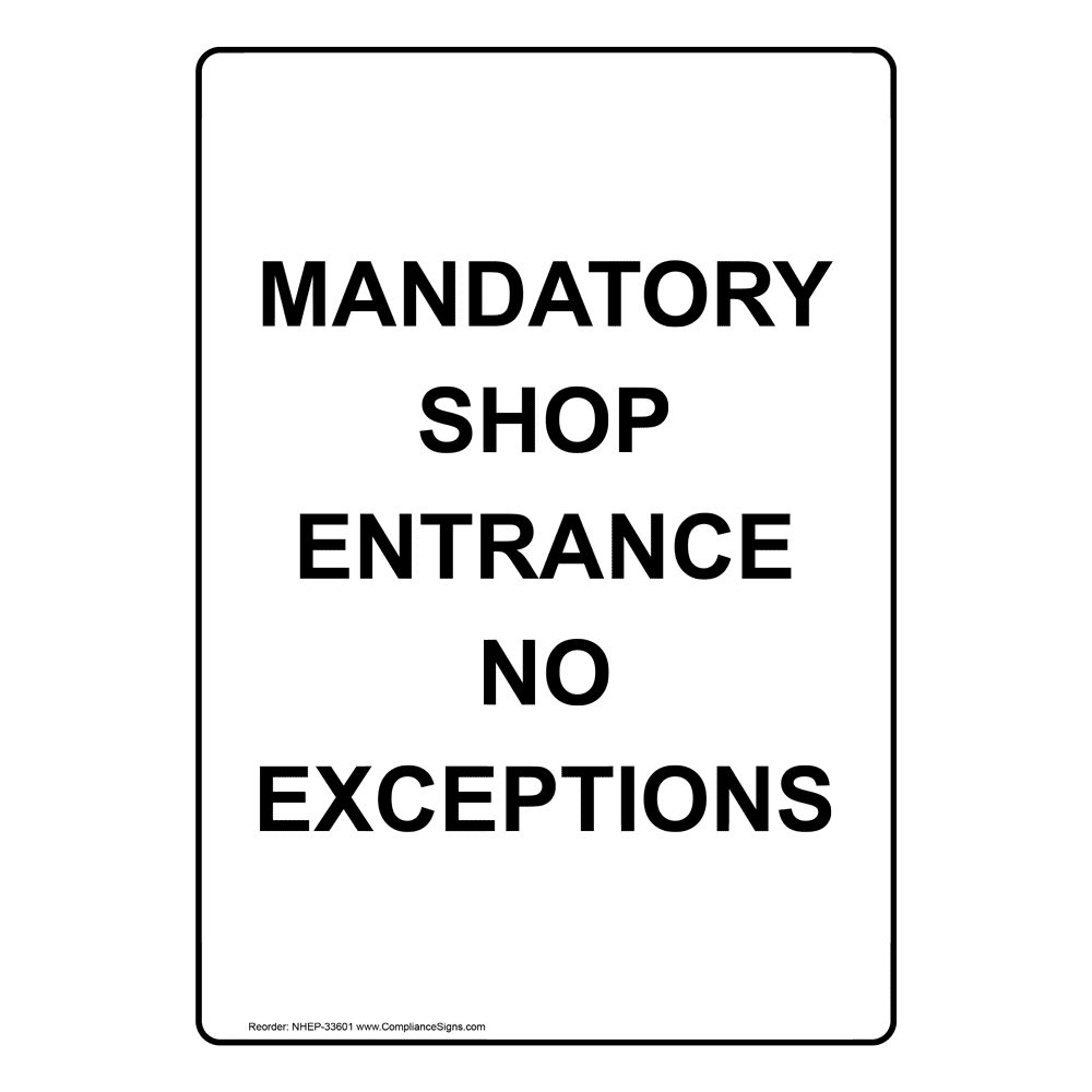 Portrait Please Do Not Put Any Bags Or Boxes Sign NHEP-33603