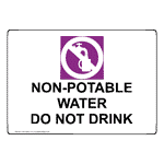 Environmental - Potable/Non-Potable Water Signs and Labels