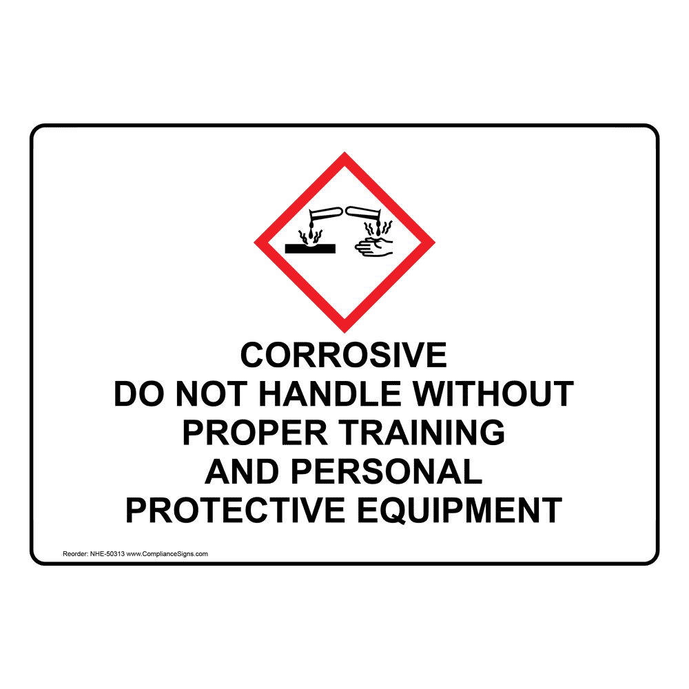 Chemical - Corrosive Signs and Labels