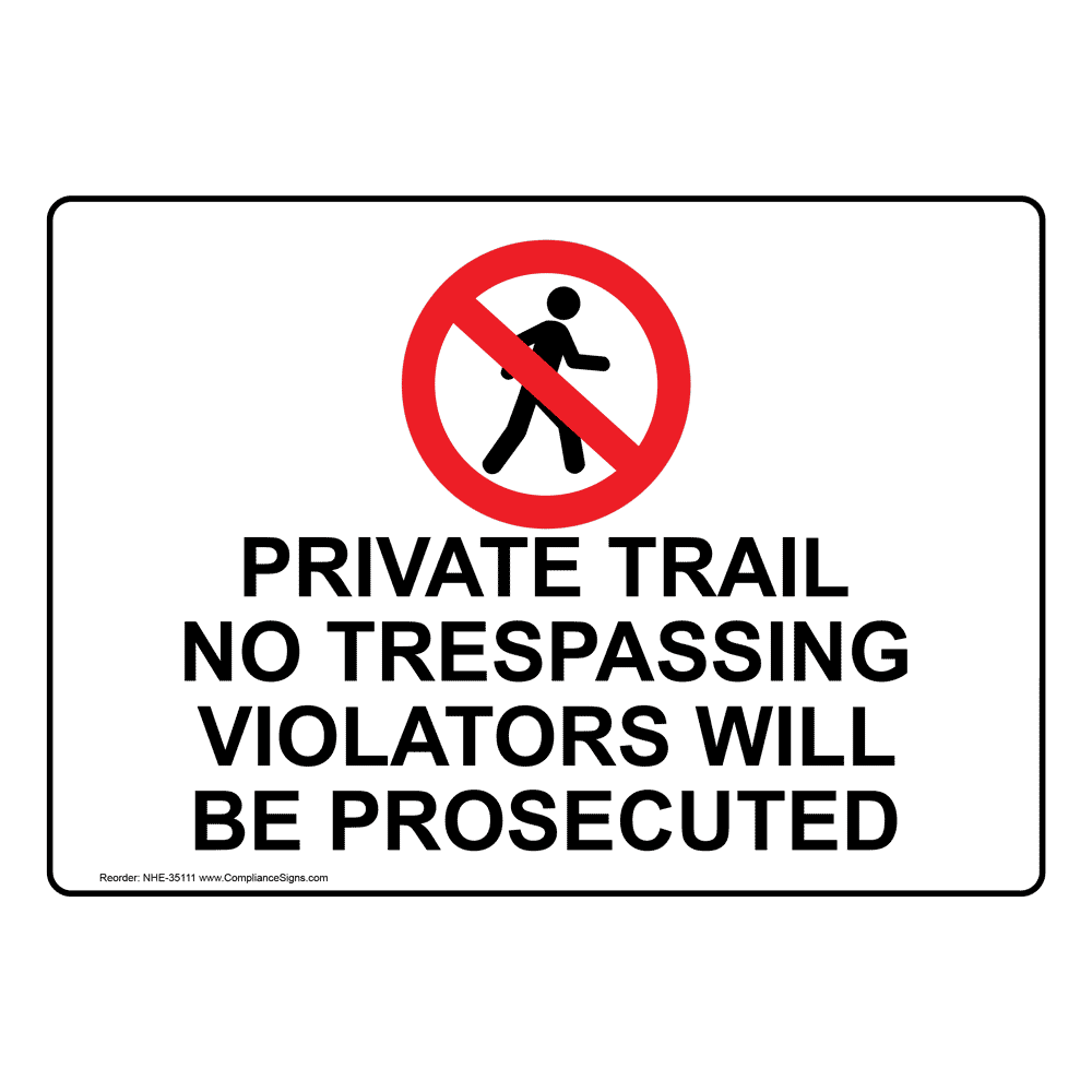 Private Property Access With Permission Prohibited Sign NHE-18551