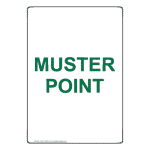 Fire/Emergency - Muster Point Signs and Labels