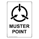Fire/Emergency - Muster Point Signs and Labels