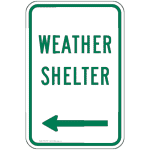 Fire/Emergency - Severe Weather Shelter Signs and Labels