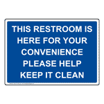 Restrooms - Rules and Cleaning